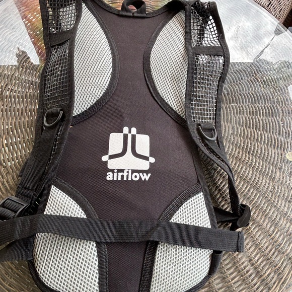 nanfeng | Wearables | Airflow Black And Gray Mesh Backpack | Poshmark
